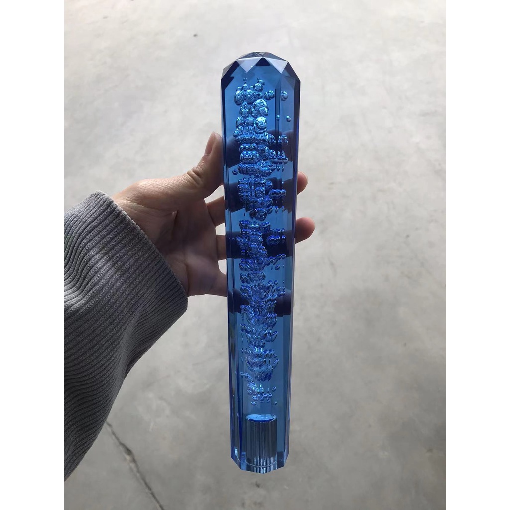 Blue Shift Knob,30cm Car Universal Acrylic Shift Stick Knob Crystal ...