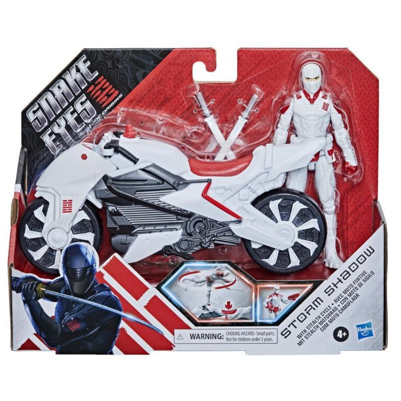 Snake Eyes: G.I. Joe Origins Storm Shadow with Stealth Cycle Figure and ...