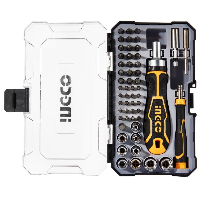 Ingco Screwdriver Bits Screw Driver 55PCS/SET HKSDB0558 MERVILLE ...