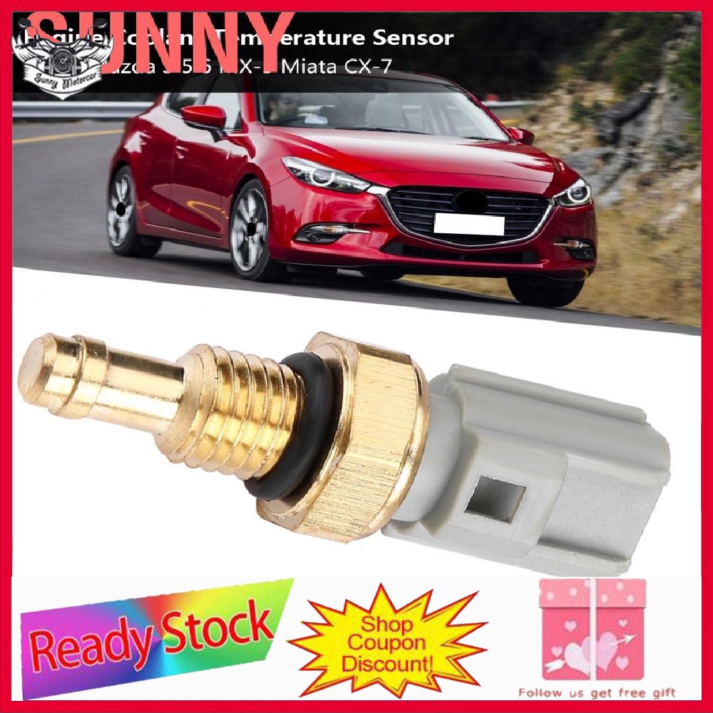 Engine Coolant Temperature Sensor for Mazda 3 5 6 MX-5 Miata CX-7 ...