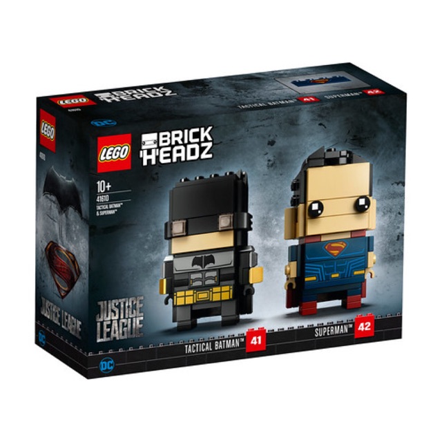 LEGO Brickheadz 41610 Tactical Batman & Superman | Shopee Philippines