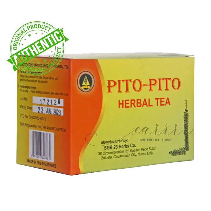 SGB Pito-Pito Herbal Tea (30 tea bags) | Shopee Philippines