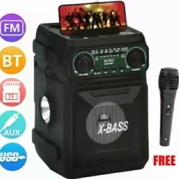NEW kuku AM-018BT portable Radio wireless speaker with AM/FM/SW/TF ...