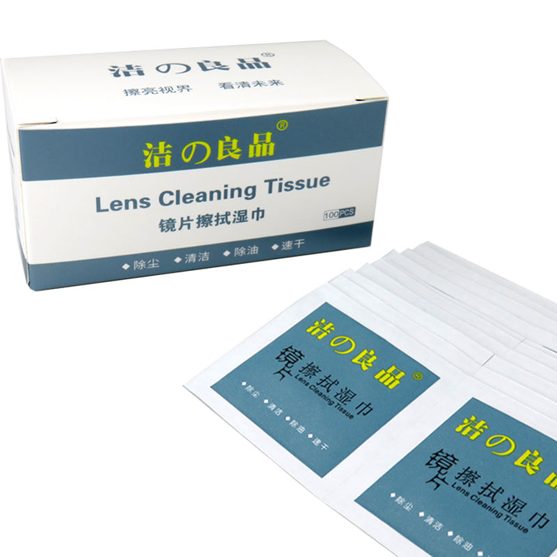 Lens Cleaning Tissue 100 pcs Disposable mirror paper portable Quick Dry ...