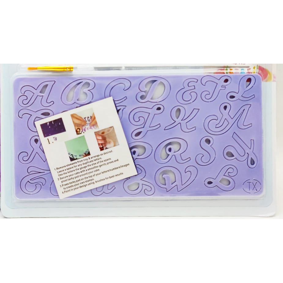 EVERYDAY BAKER - Calligraphy Stamp - Alphabet Uppercase | Shopee ...