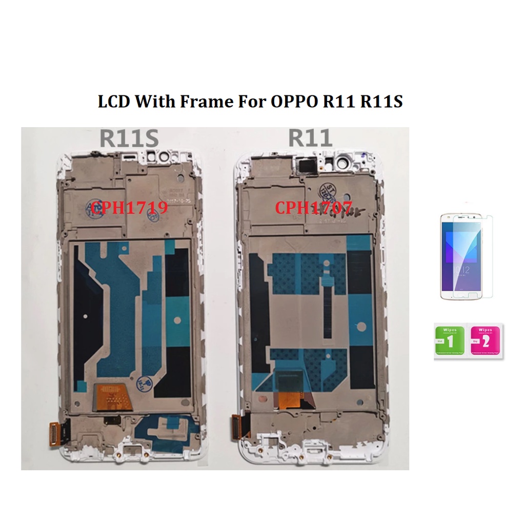 LCD with Frame For OPPO R11 R11S CPH1719 R11 CPH1707 LCD Display With ...