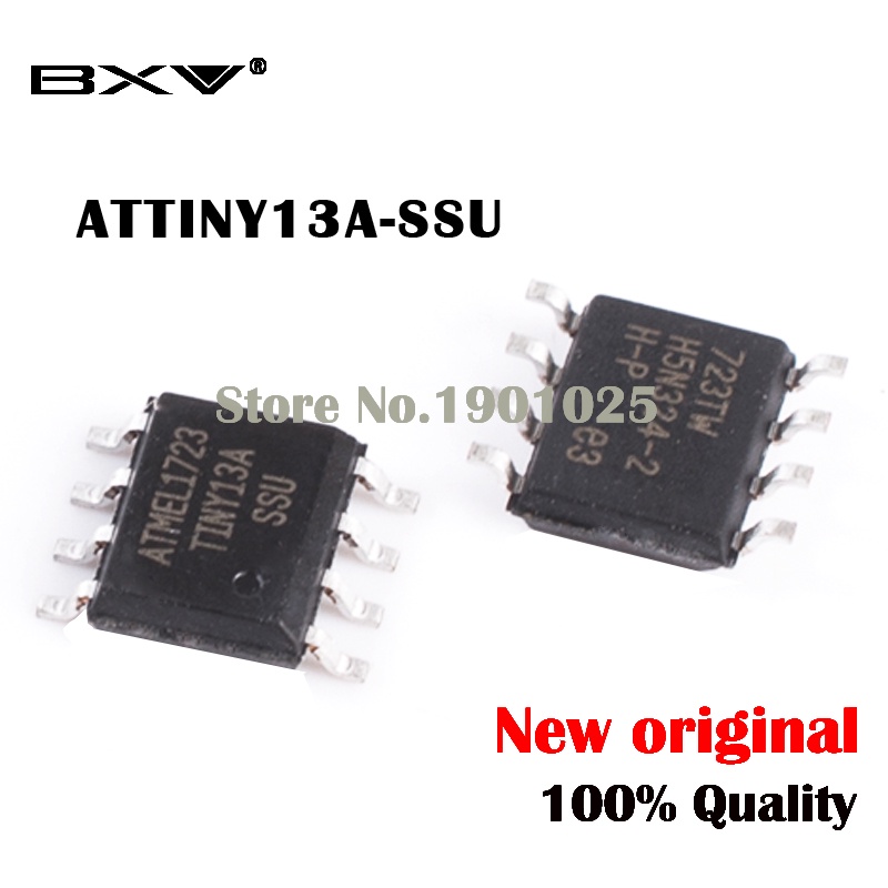 5PCS ATTINY13 ATTINY13A TINY13A MCU AVR 1K FLASH 20MHZ IC ATTINY13A-SSU ...