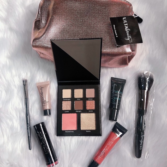 Ulta Beauty Travel set with Pouch and Palette | Shopee Philippines