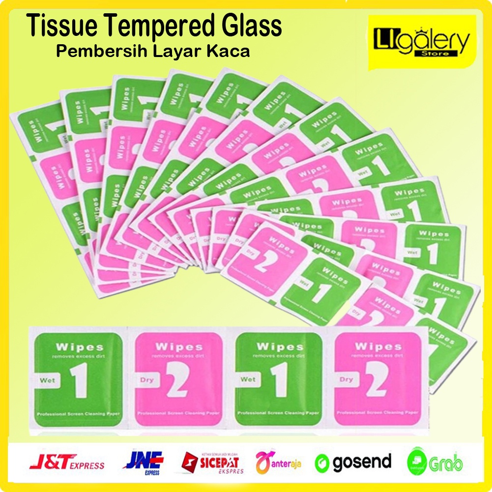 LAYAR Tempered Glass Wet and Dry Tissue Tempered Glass Wet Dry Tissue ...