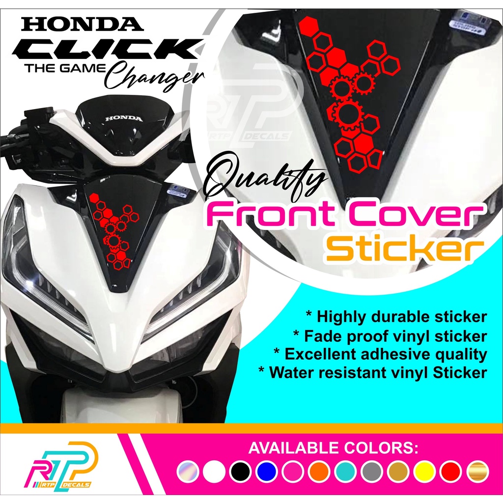Honda Click Front Cover Decals Sticker | Shopee Philippines