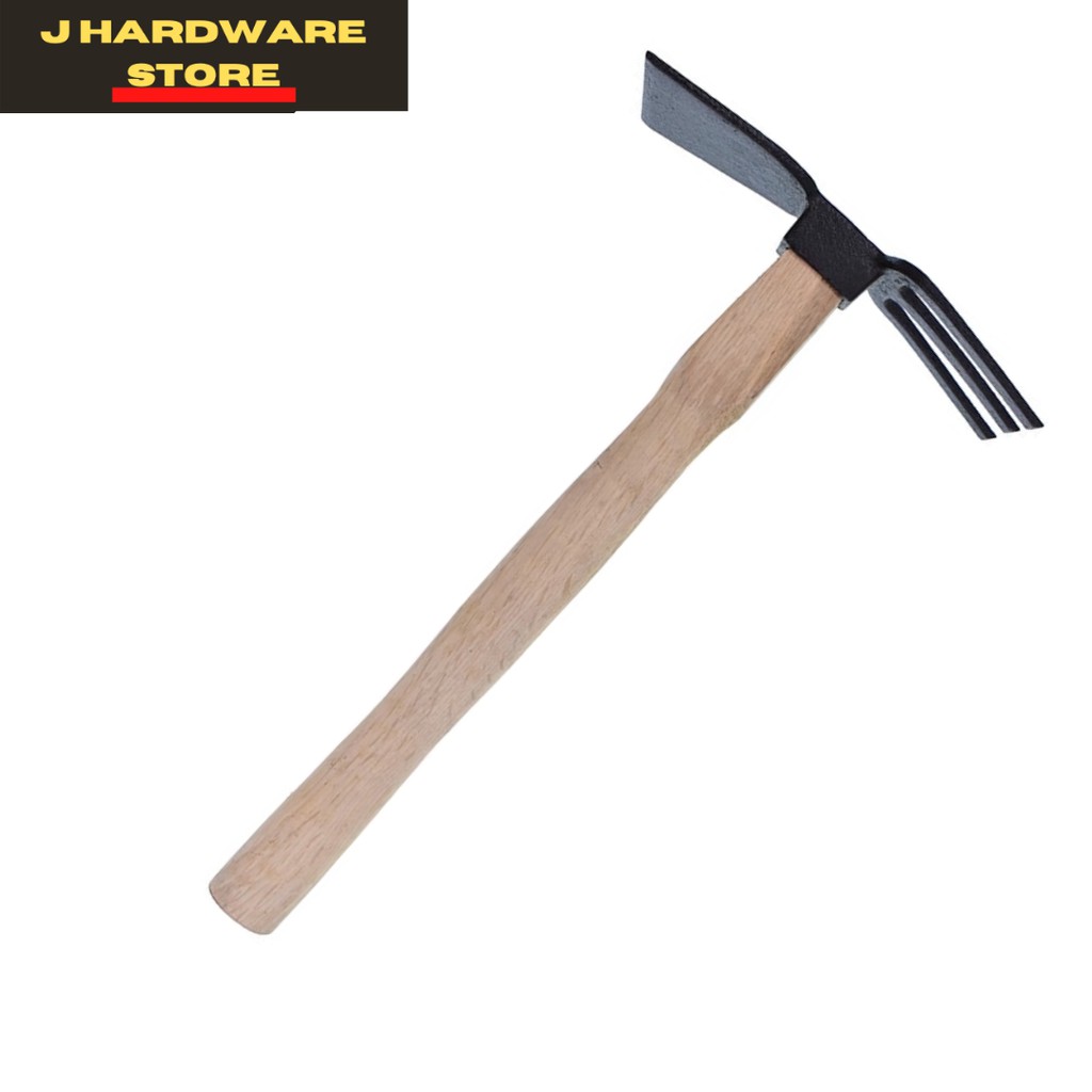 GARDEN TWO WAY PICK HOE agricultural outdoor grass gardening | Shopee ...