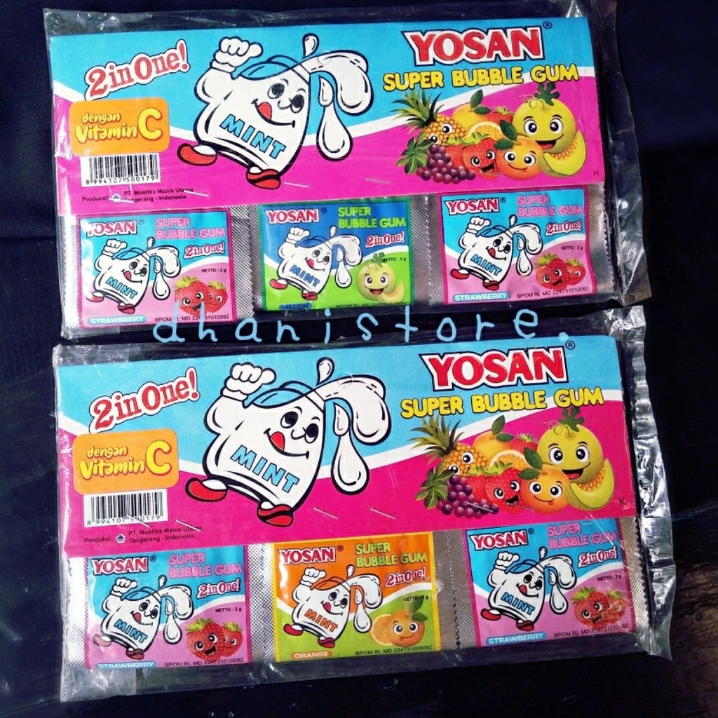 Yosan 2in1 Chewing Gum (1PACK contains 24 pcs) | Shopee Philippines