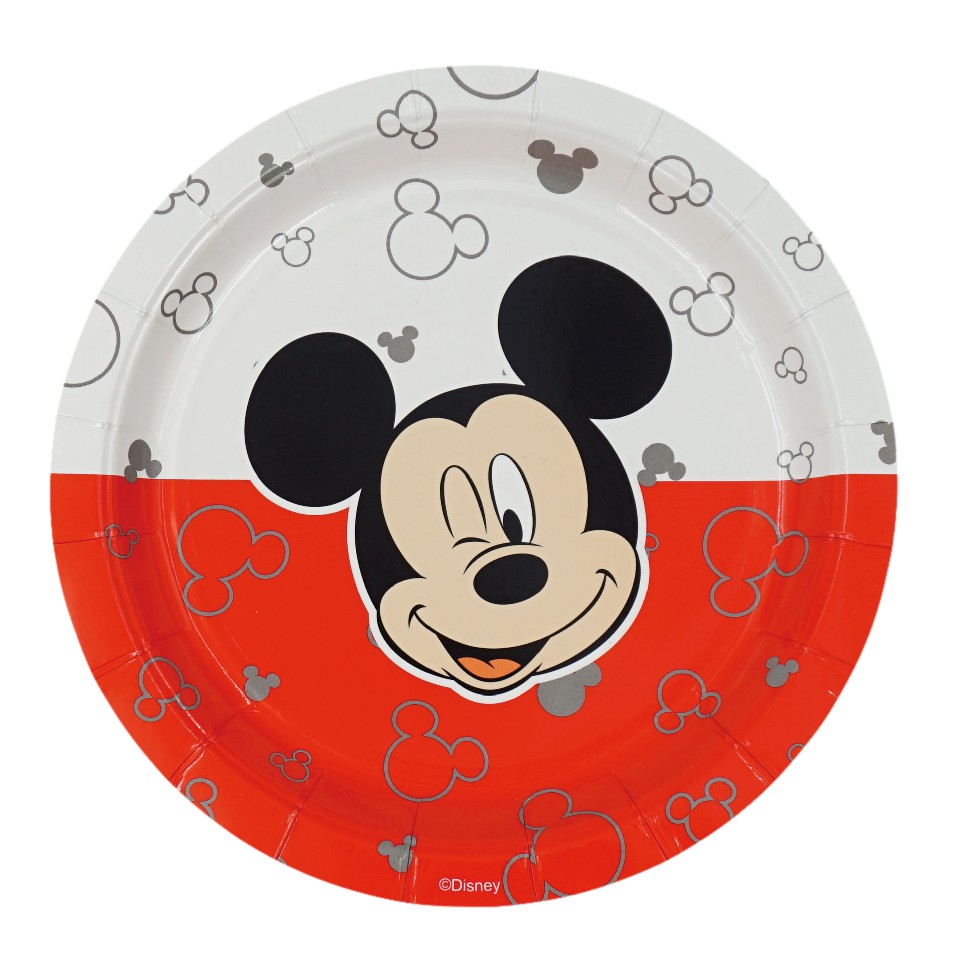 Disney 9 multi-shaped paper plates" - 20 pieces/lot | Shopee Philippines
