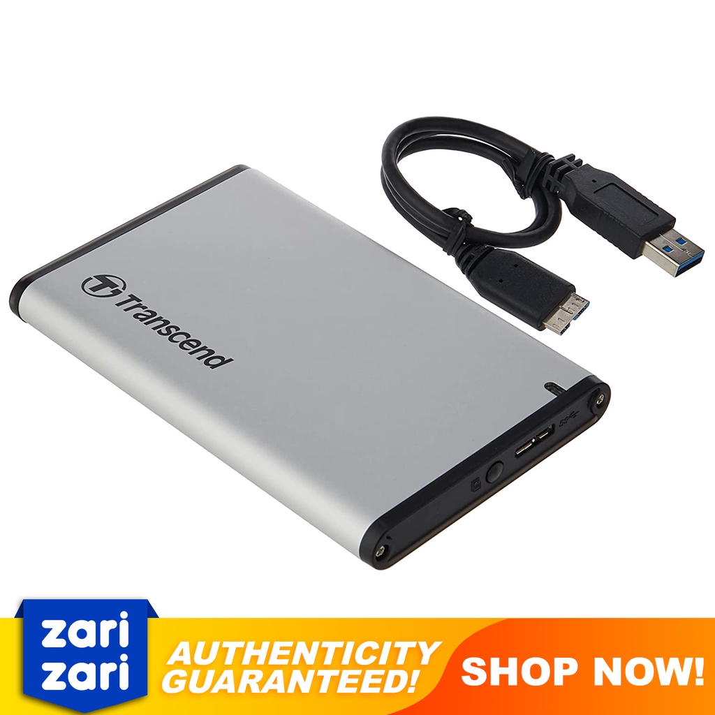 Transcend Storejet 25S3 2.5" SSD HDD TS0GSJ25S3 Enclosure Aluminum Case ...
