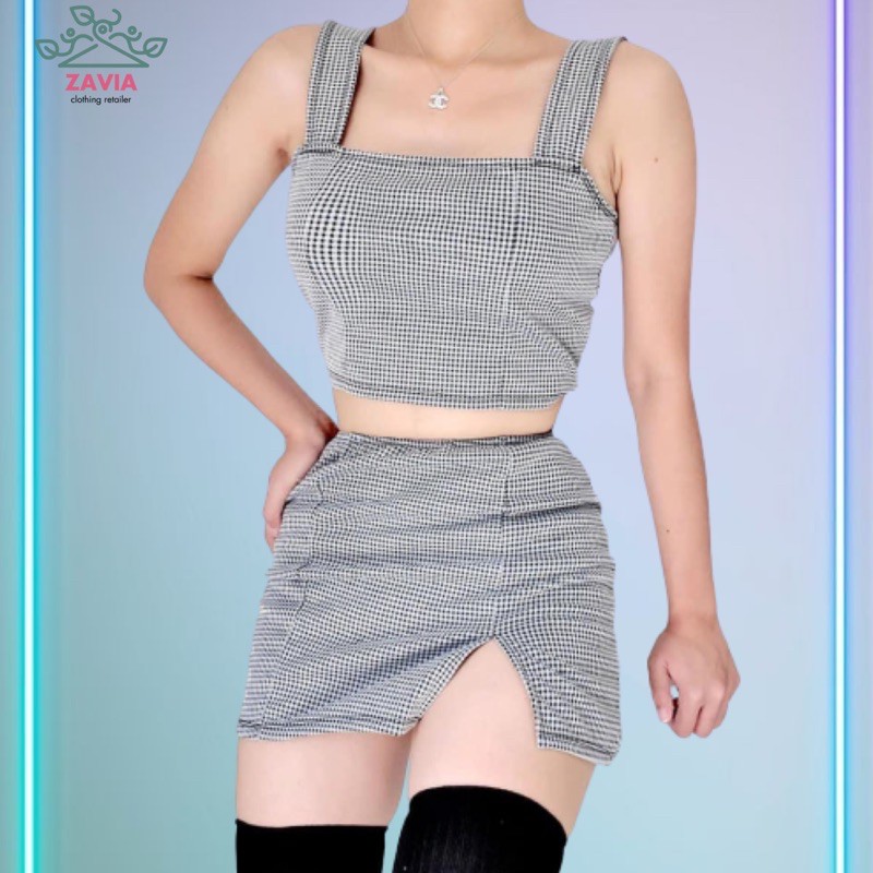 BSCO Circle Plaid Coordinates | Shopee Philippines