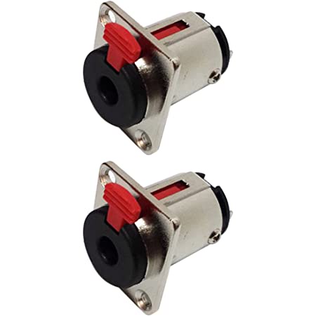 Per piece Female TRS 1/4" Socket Jack Panel Mount Mic Cable Connector ...