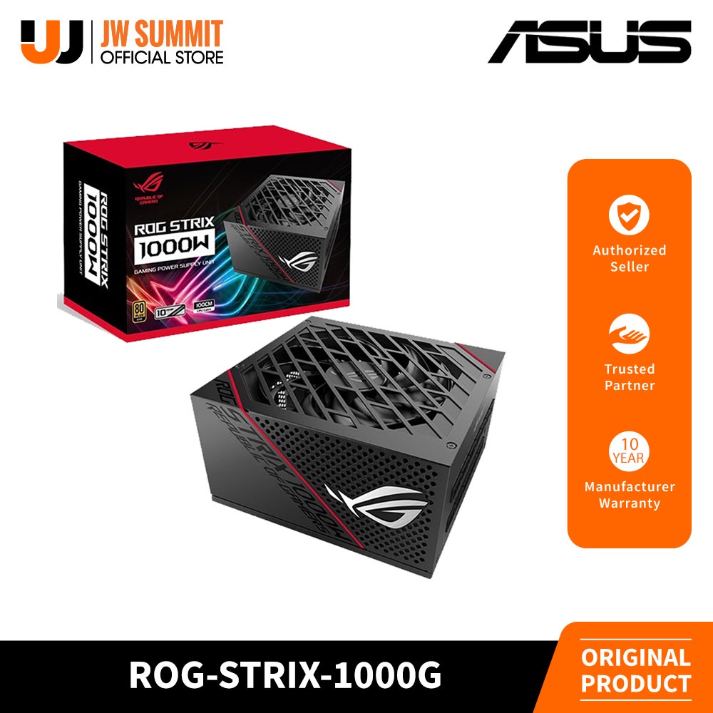 Asus ROG Strix 1000W Power Supply with 80 PLUS Gold certification / ROG ...