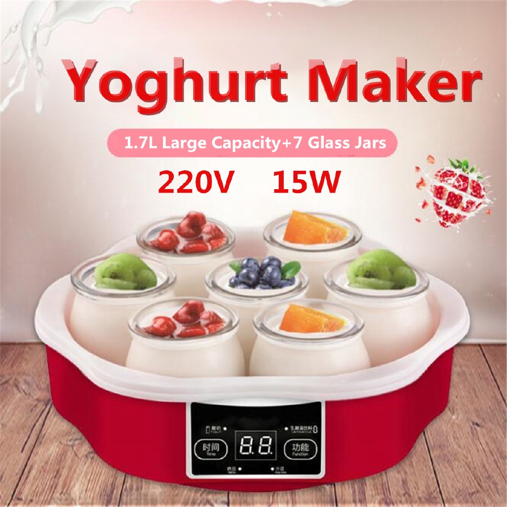 15W Automatic Smart Touchs Screen DIY Yogurt Machine Electric Automatic ...