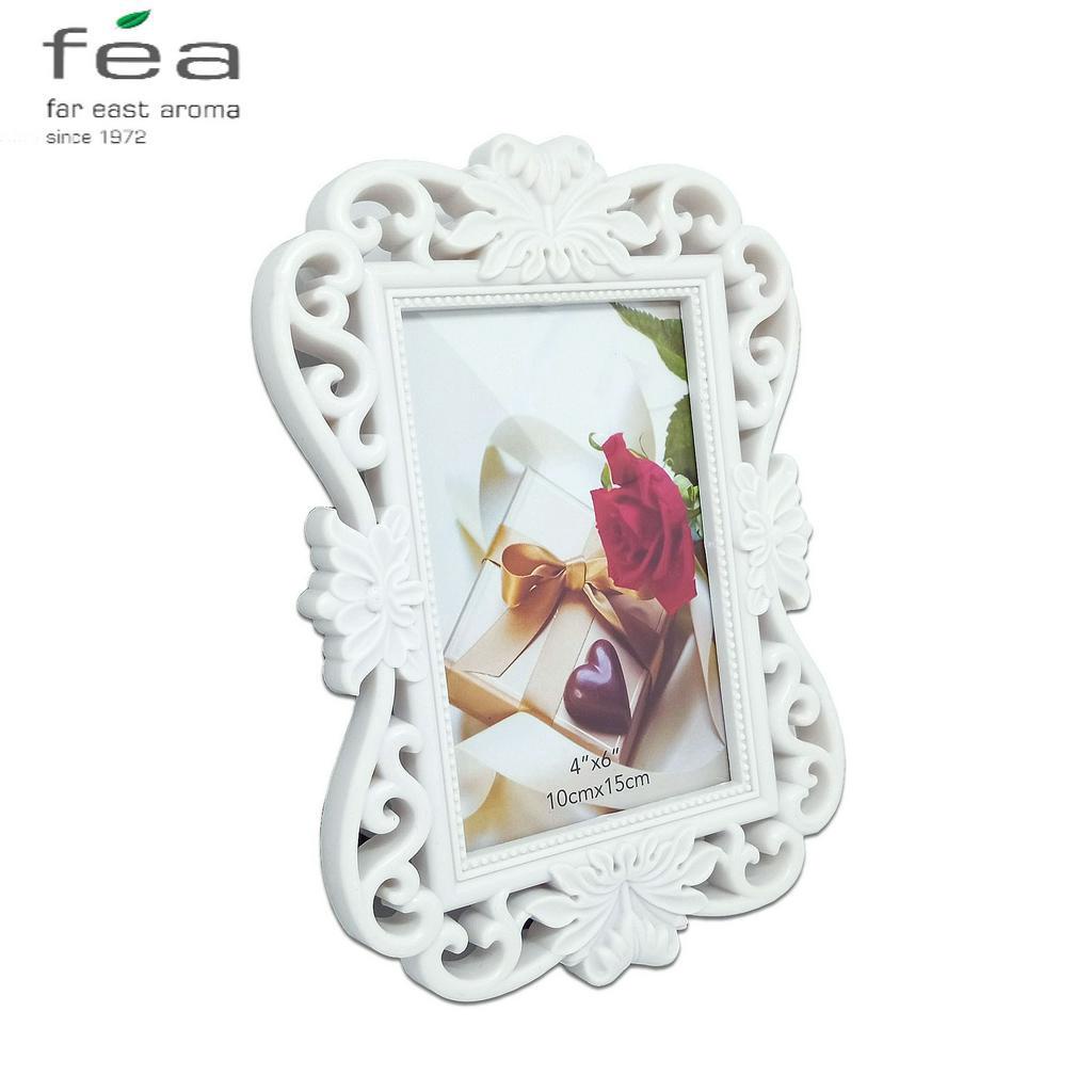 fea White Elegant Table Photo Frame for Home Wall Room Table ...
