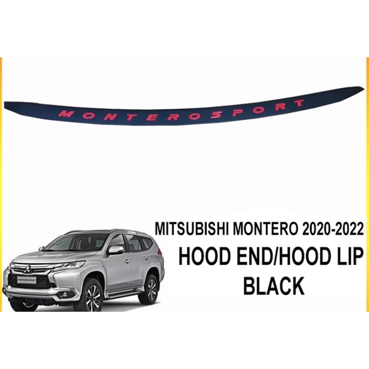 Mitsubishi Montero Sport 2020 to 2022 Hood End / Hood Lip / Hood Guard ...