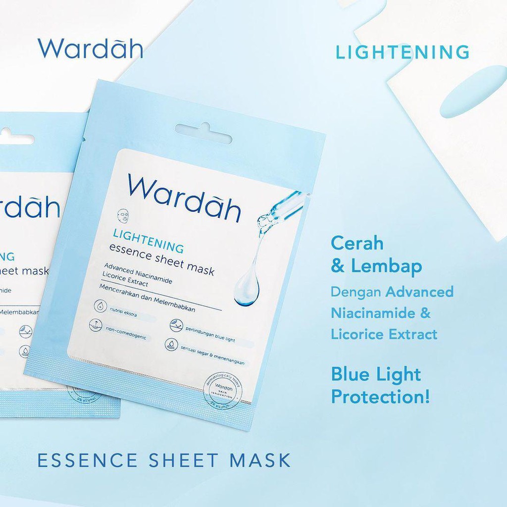 Wardah Lightening Essence Sheet Mask | Shopee Philippines