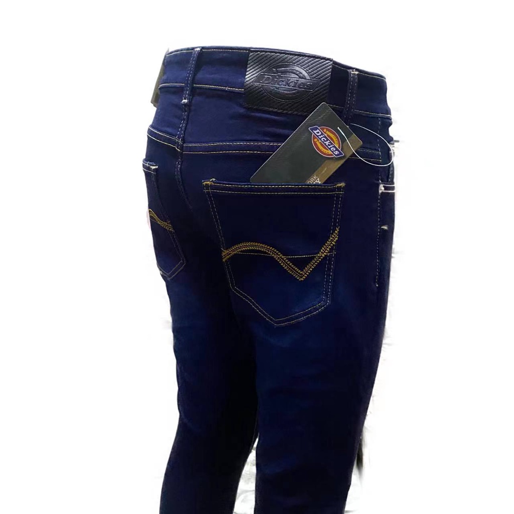 COD Jeans Dark blue Skinny Stretch denim pants for mens | Shopee ...