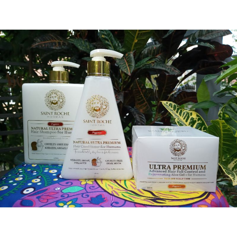 Saint Roche Hooman Shampoo, Conditioner and Aloe Hair Gel in Happiness ...