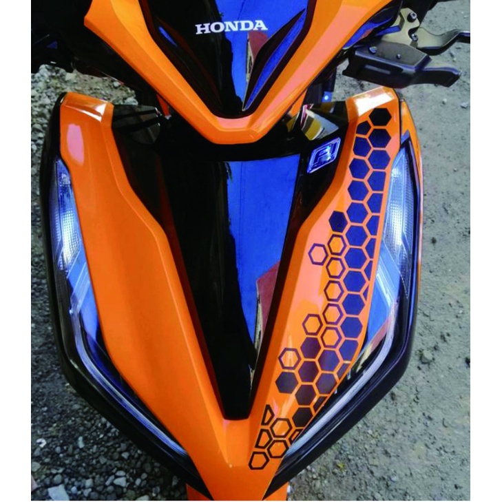 click front decals honeycomb design vinyl cutout sticker | Shopee ...