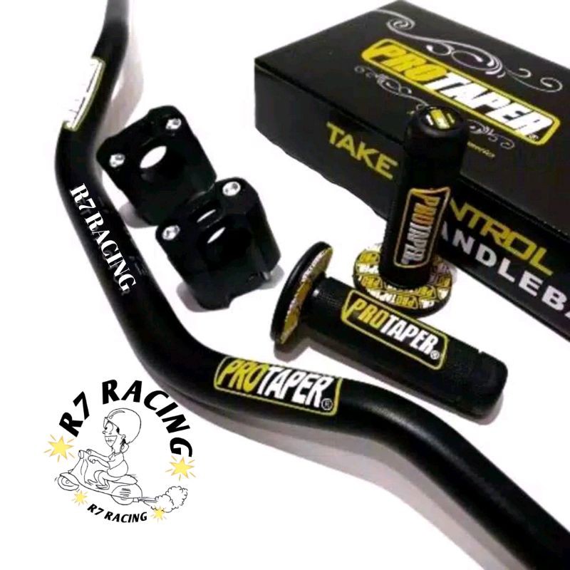 Protaper fatbar handlebar plus handlebar raiser plus handgrip variation ...