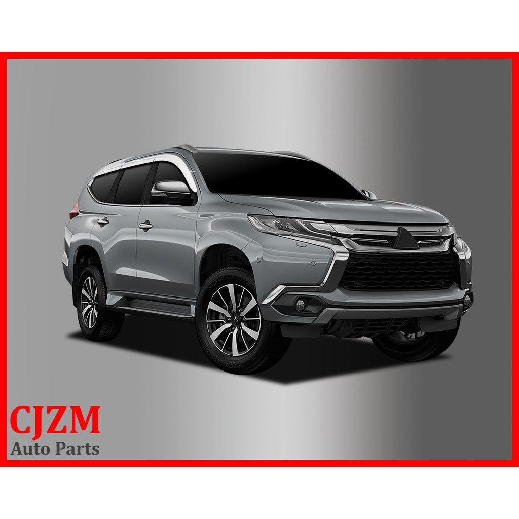 Mitsubishi Montero Rain Visor 2016-2020 Chrome and Smoke Black | Shopee ...