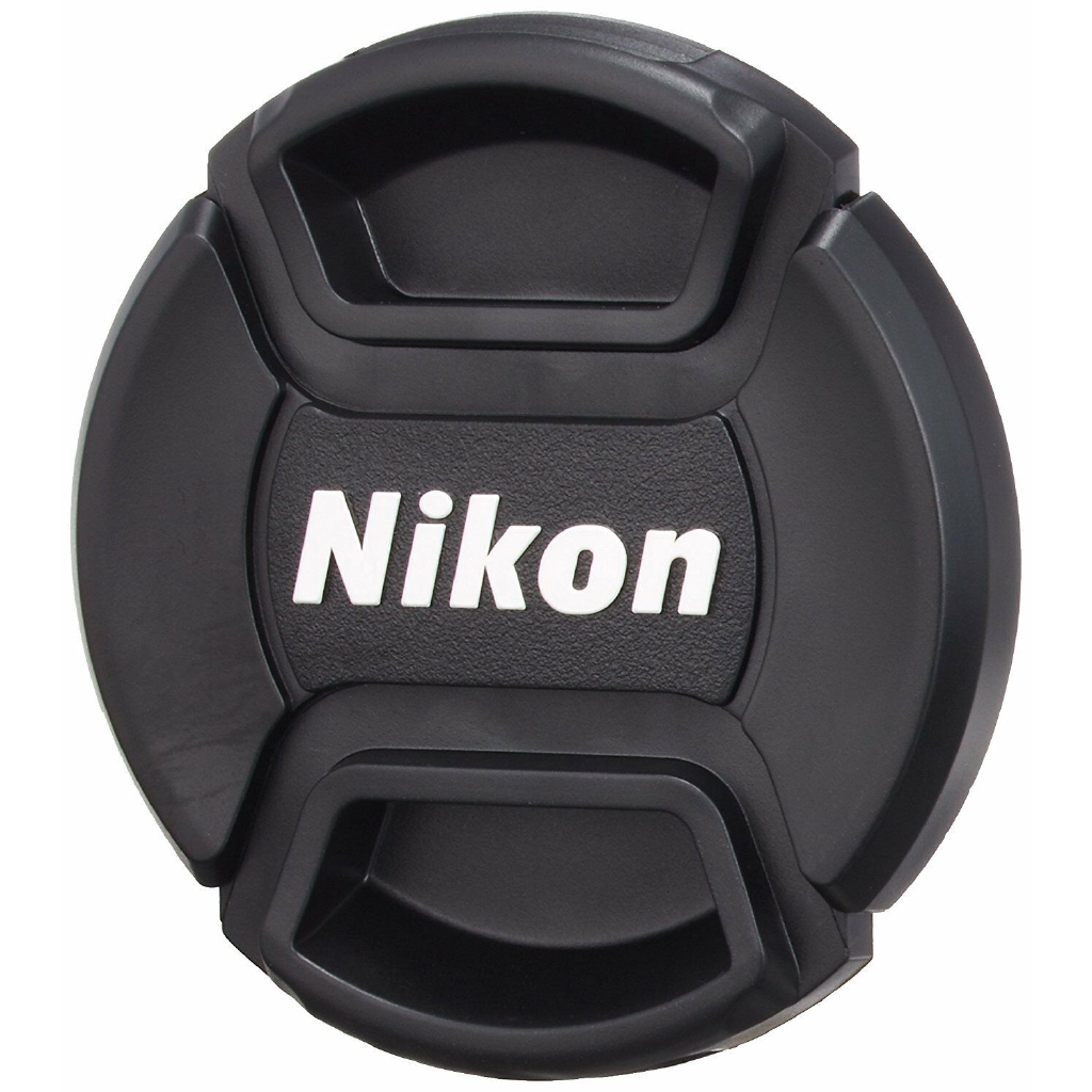 Front Lens Cap Center-Pinch Snap-on Cover for Nikon Camera 52mm/55mm/58mm/62mm/67mm/72mm/77mm/82 ...