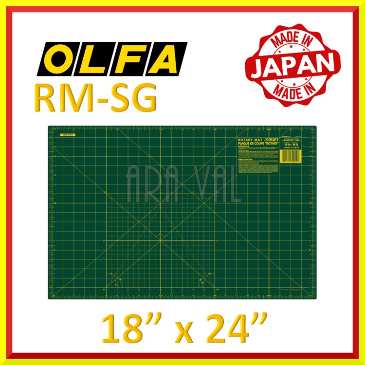 Olfa Rotary Cutting Mat RM-SG JAPAN 18"x24" self healing mat Made in ...