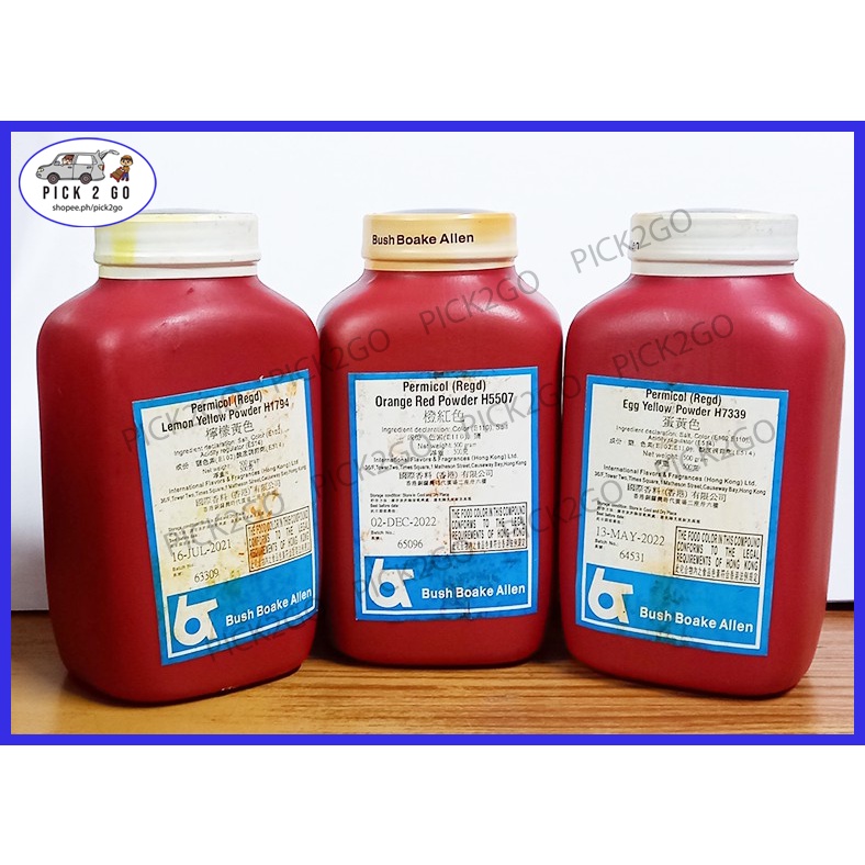 PERMICOL Food Color 500g | Shopee Philippines