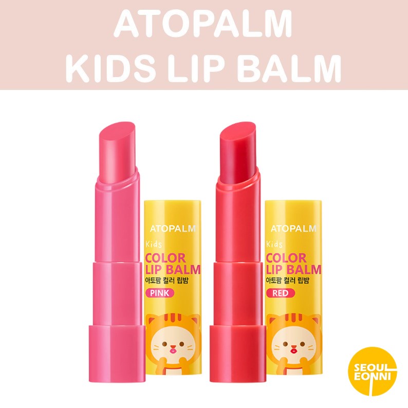 [ATOPALM] Kids Color Lip Balm / Honey Lip Balm / Baby Lip Care / Lip ...