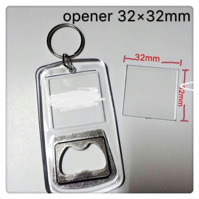 Acrylic can opener keychain f12 50pcs | Shopee Philippines