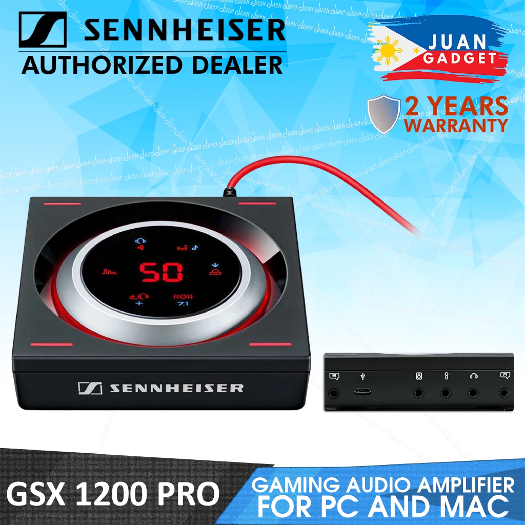 Sennheiser GSX 1200 Pro Gaming Audio Amplifier 7.1 Virtual Surround ...