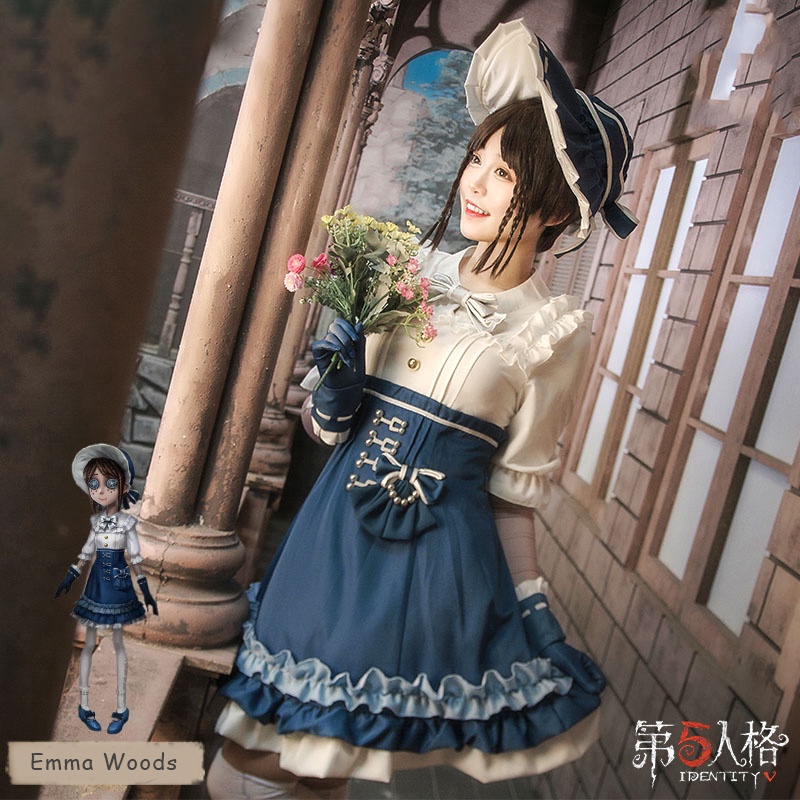 Identity V Boudoir Dream Cosplay Emma Woods Costume Gardener Cos Wig ...