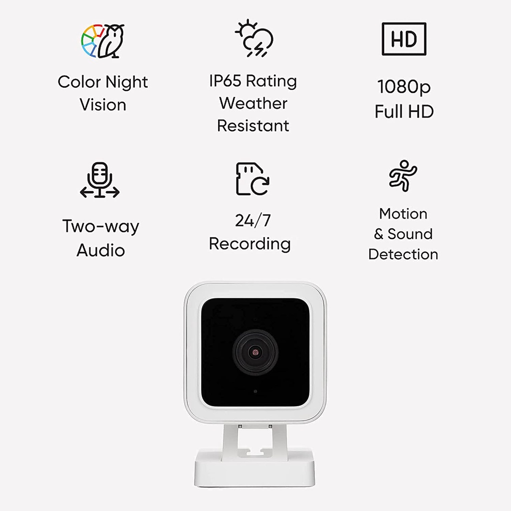 【Wyze Official Store】 Wyze Cam V3 CCTV Camera 1080p HD Indoor/Outdoor ...