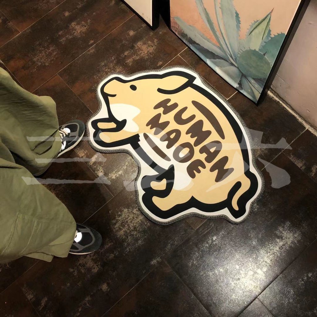 HUMAN MADE Piggy Carpet INS Style Floor Mat Door Home Living Room Rug ...