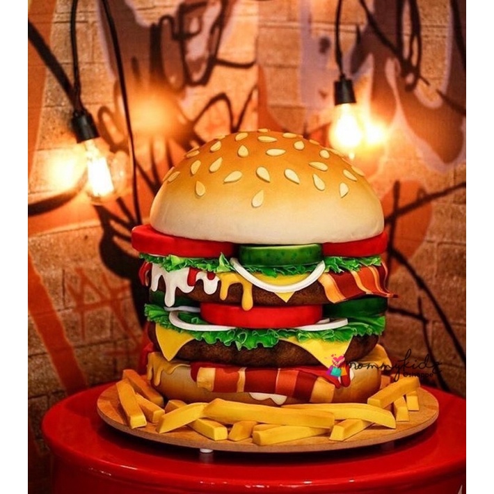 Burger Theme Wall Decor A4 Size Laminated | Shopee Philippines