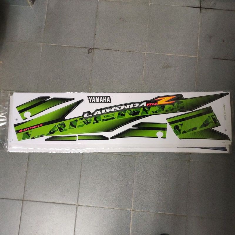 Stiker sticker body stripe cover set (5) yamaha lagenda110z lagenda ...