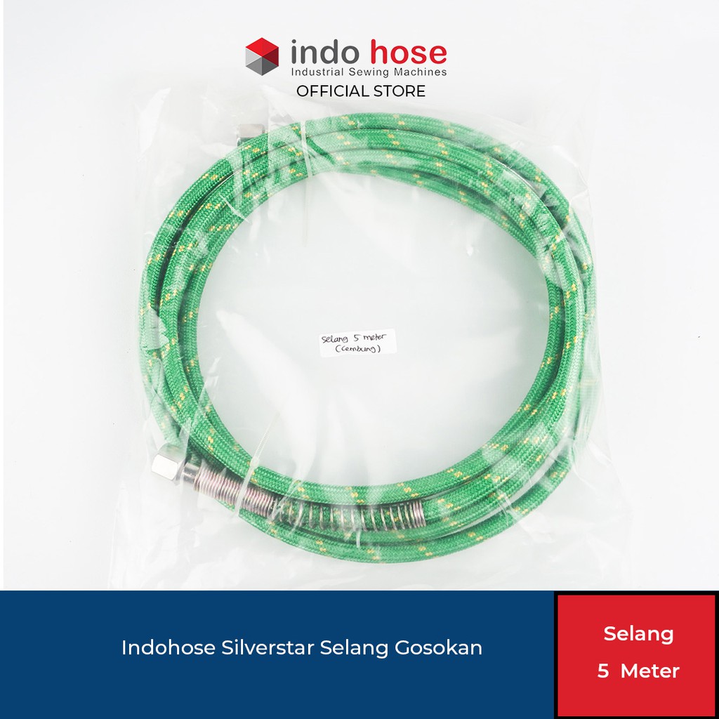 Indohose Silverstar Original 5 Meter Nepple Convex Steam Iron Hose ...