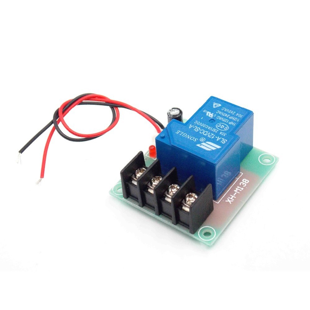 30A XH-M138 high current switch board relay board 12V input switch ...