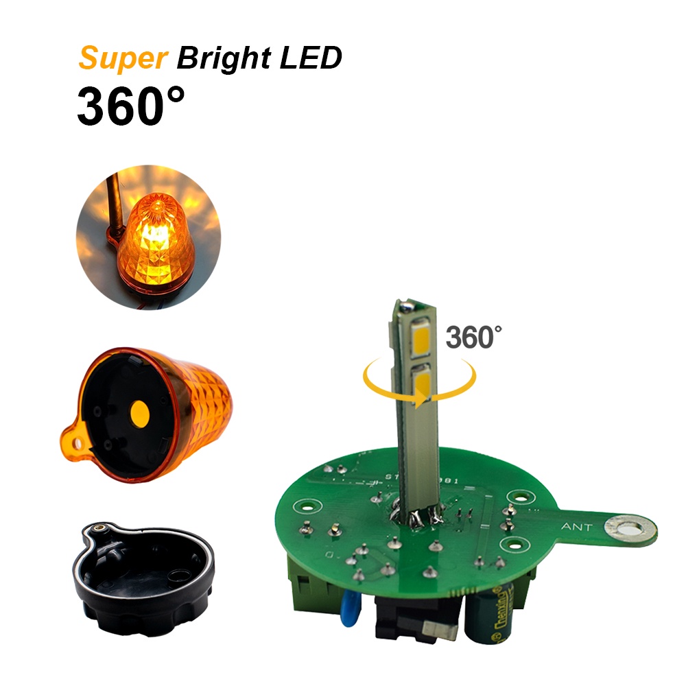 Auto Gate Warning Light LED Signal Alarm Light Emergency Warning Lamp ...