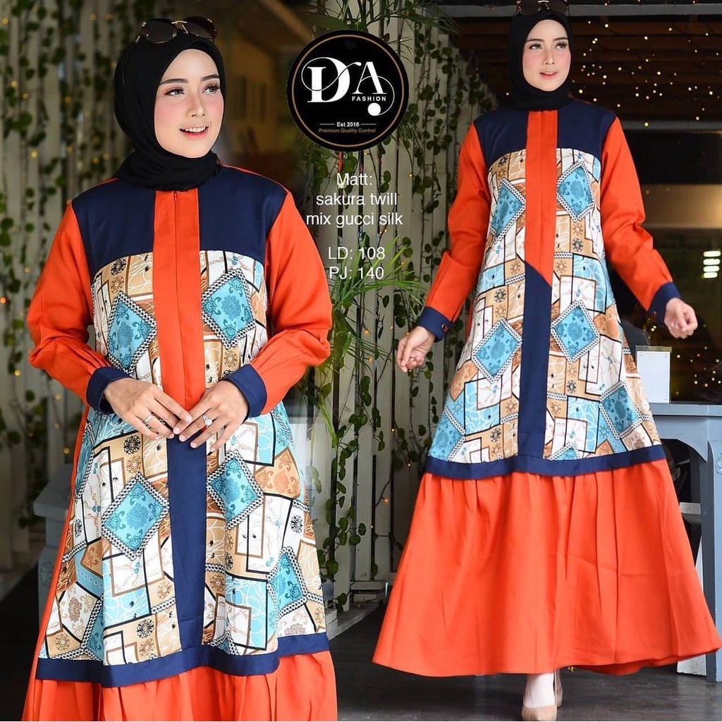Riandha Gallery - The Latest Model Of Muslim Women's Gamis - Jumbo ...