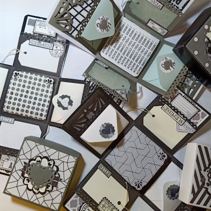 Explosion box album 2 layers/ Customized theme DIY/ Cndyshp | Shopee ...