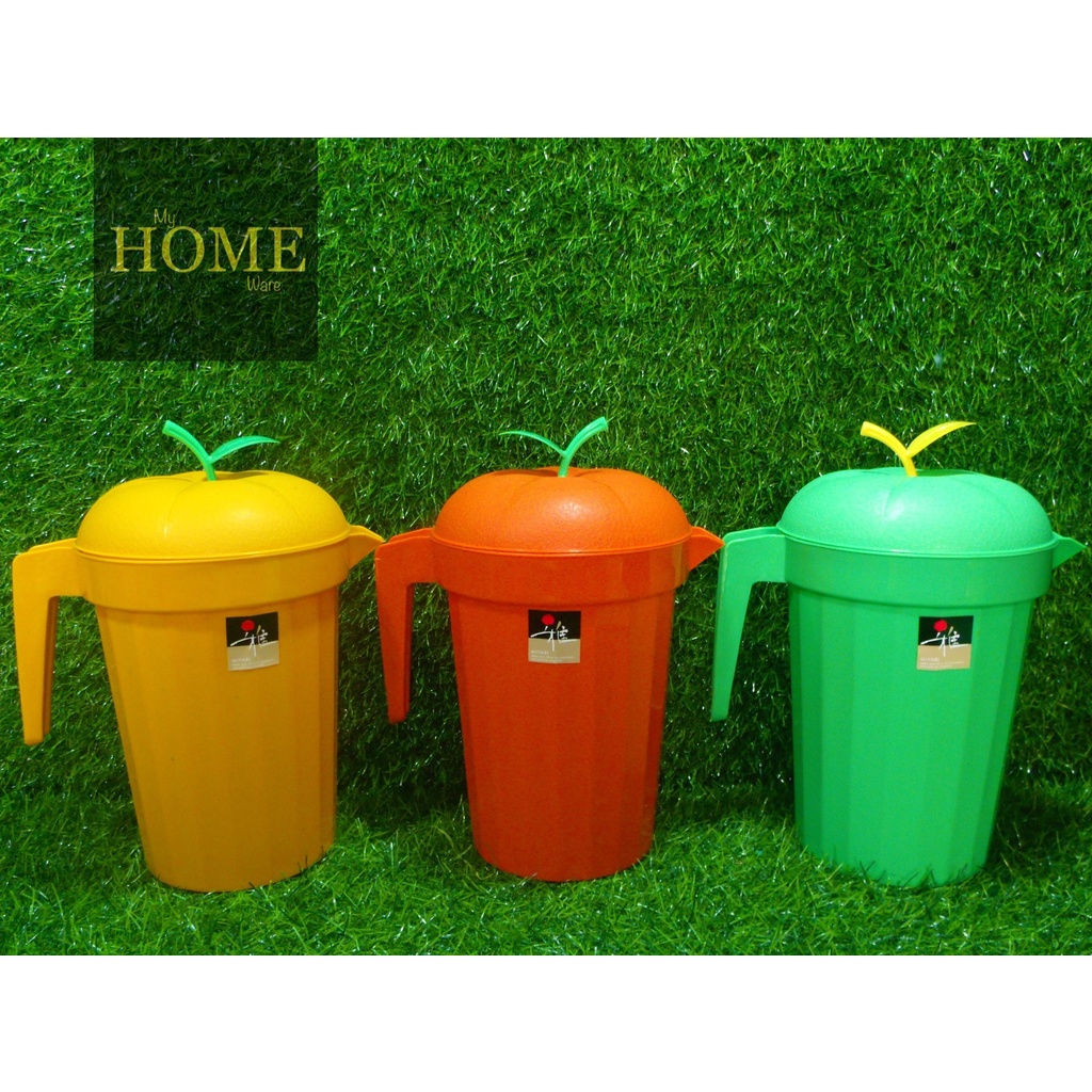 Fruit Design Pitcher/Pitchel with extra wide opening with Lid & Handle ...