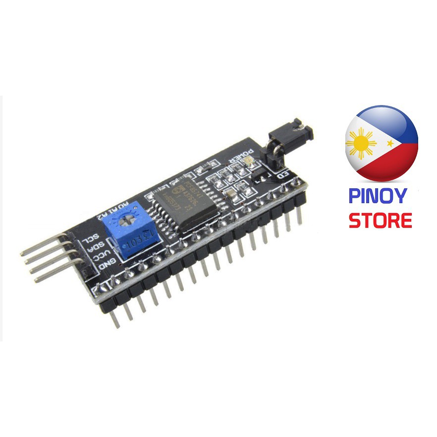 I2C module for LCD 1602 2004 16x2 20x4 or other size compatible for ...