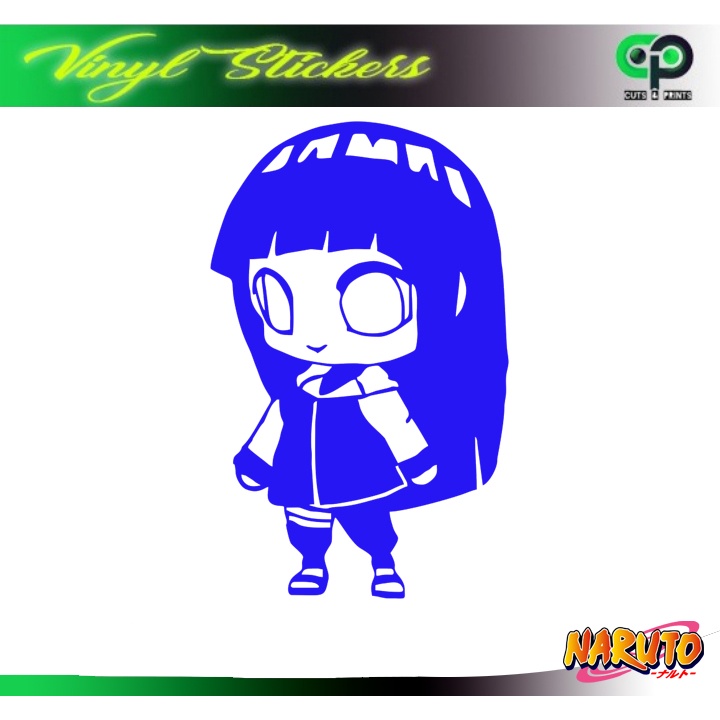 Hinata 001 - Naruto/Boruto Vinyl Sticker (For Laptop, Motorcycle, Car ...