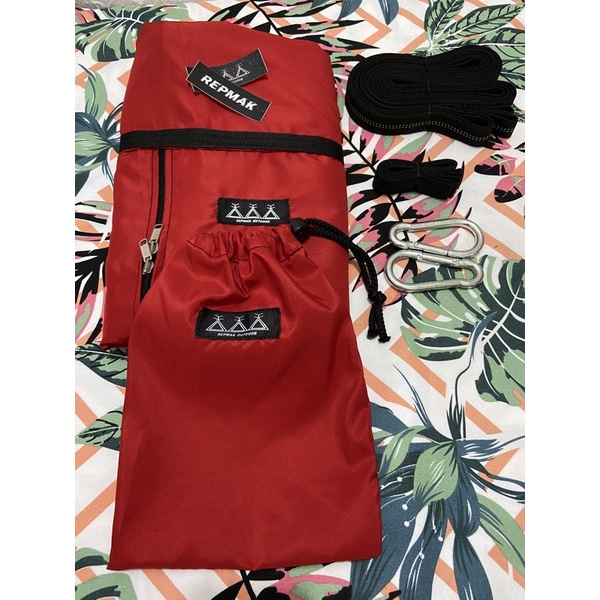 RepmaK Heavy Duty Cocoon-type Hammock / Outdoor hammock with carab and ...